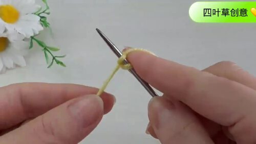 简约时尚的滴水针编织教程,从上往下编织毛衣超级好看