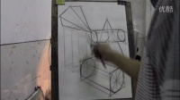 石膏几何体体结构素描1