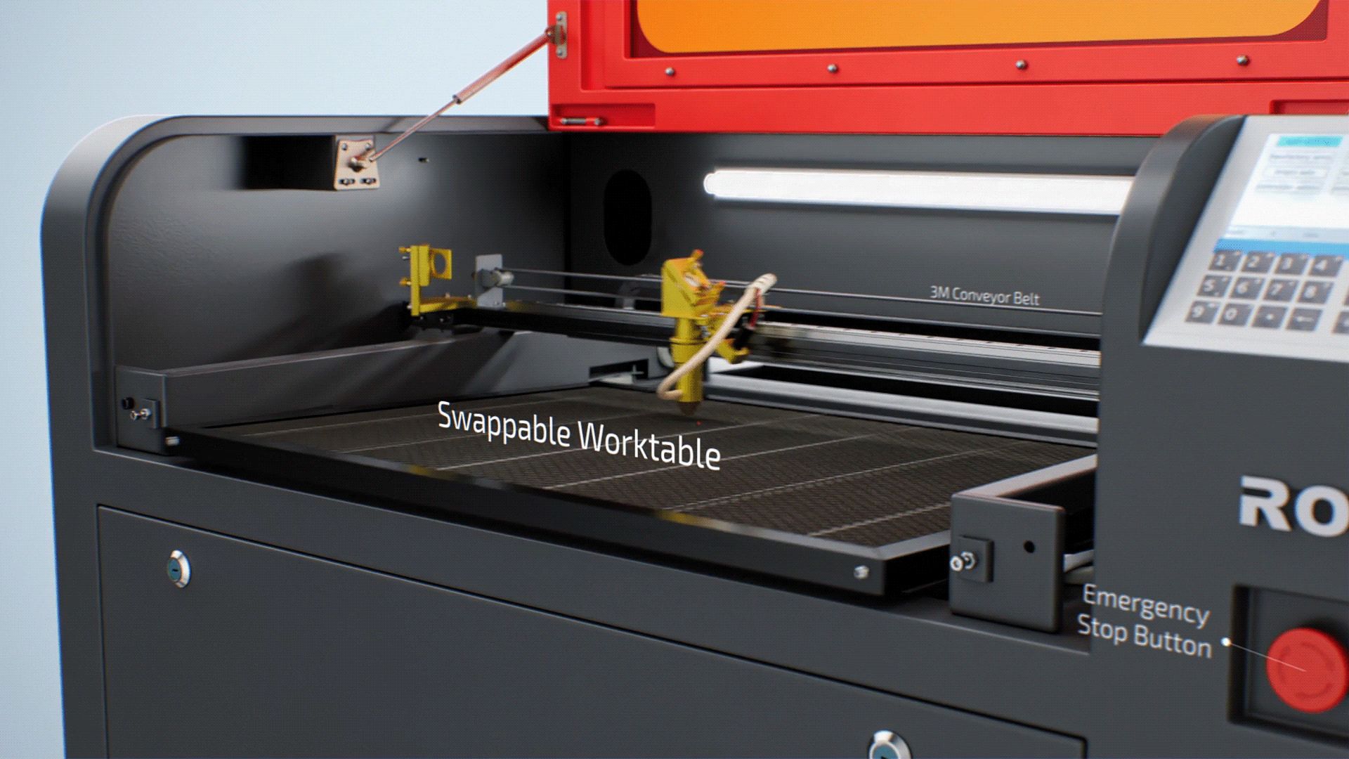 ...Cutting Machine 3D Product 激光切割机3D产品产品C4D三维创意动画