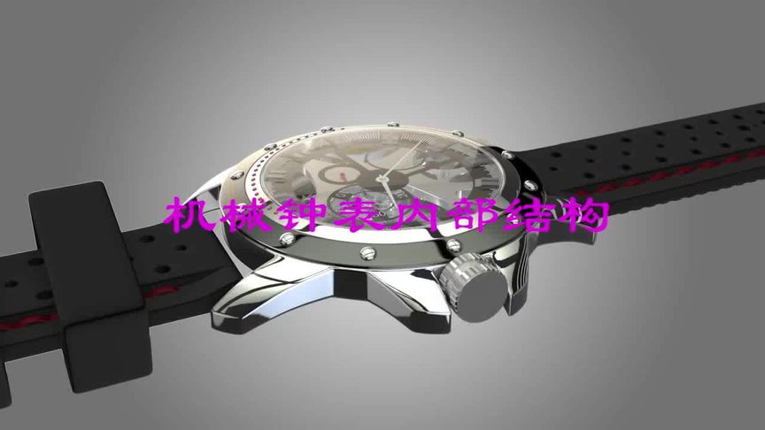 钟表内部机械机构精简版