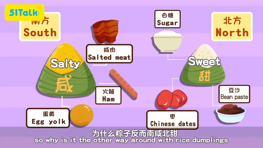51Talk:英文动画趣学“中国传统故事” 粽子为什么南甜北咸