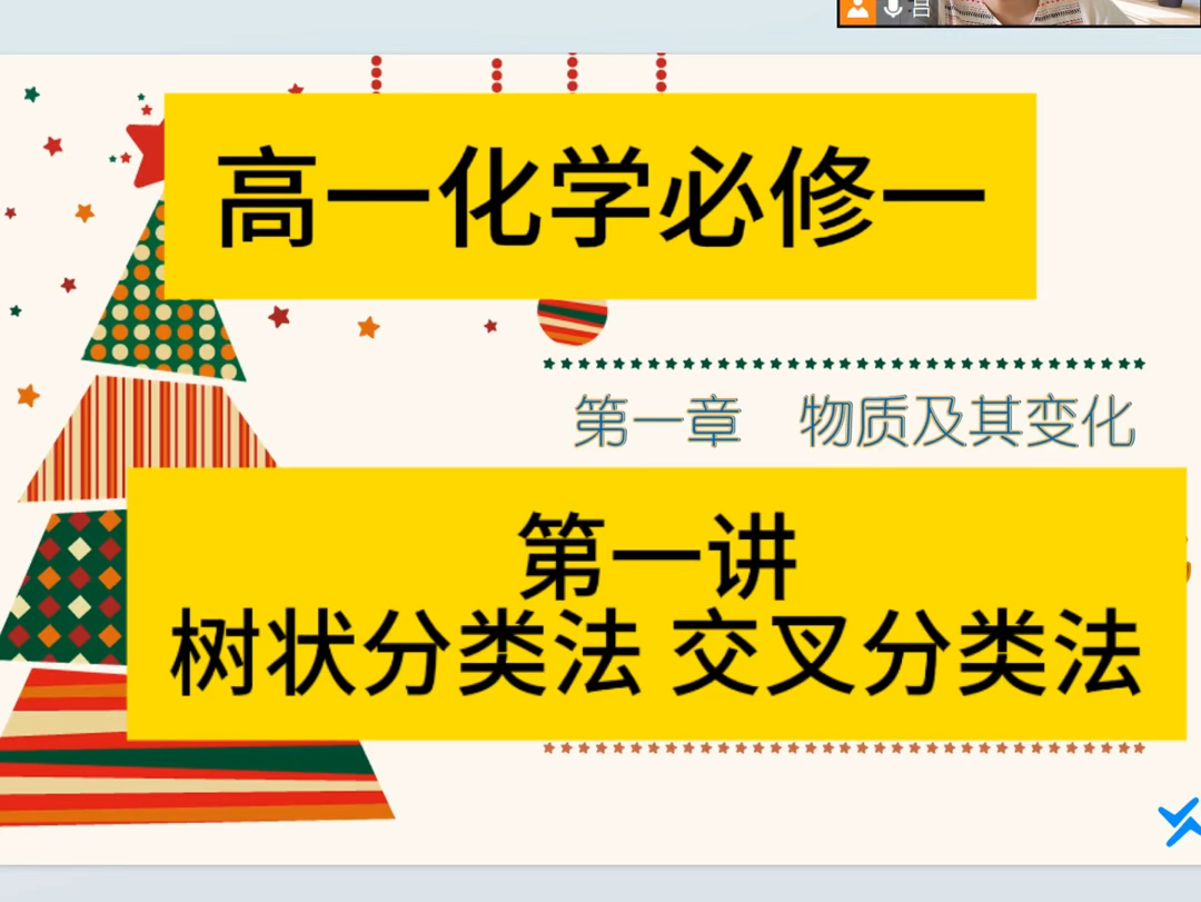 高一化学必修一:第一讲:树状分类法
