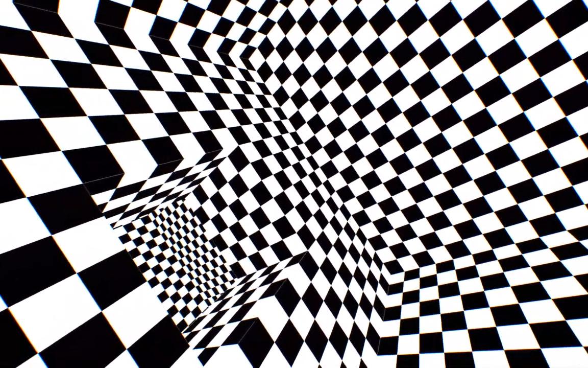 就问你晕不晕,黑白方块旋转退出,视力提升训练视频,弹性训练。