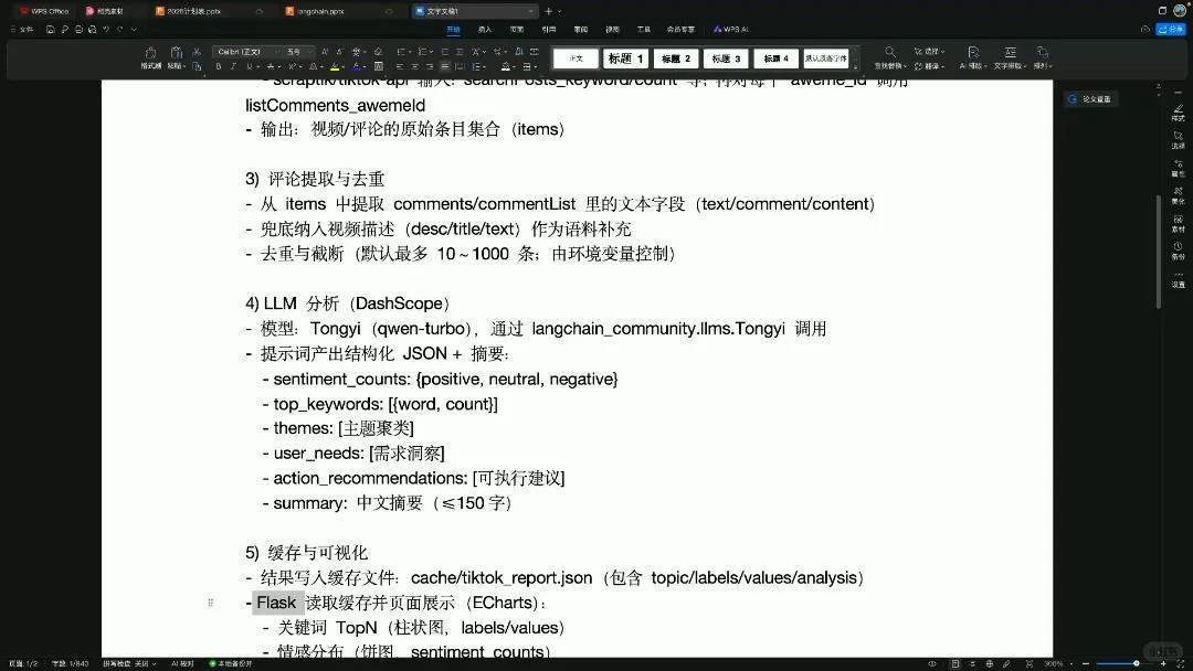 如何用apify以及langchain去做tk的数据爬取