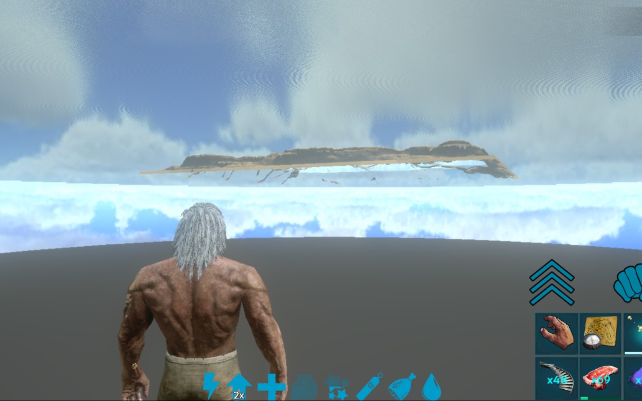 方舟手游:上帝模式能上天我知道,居然还能遁地?