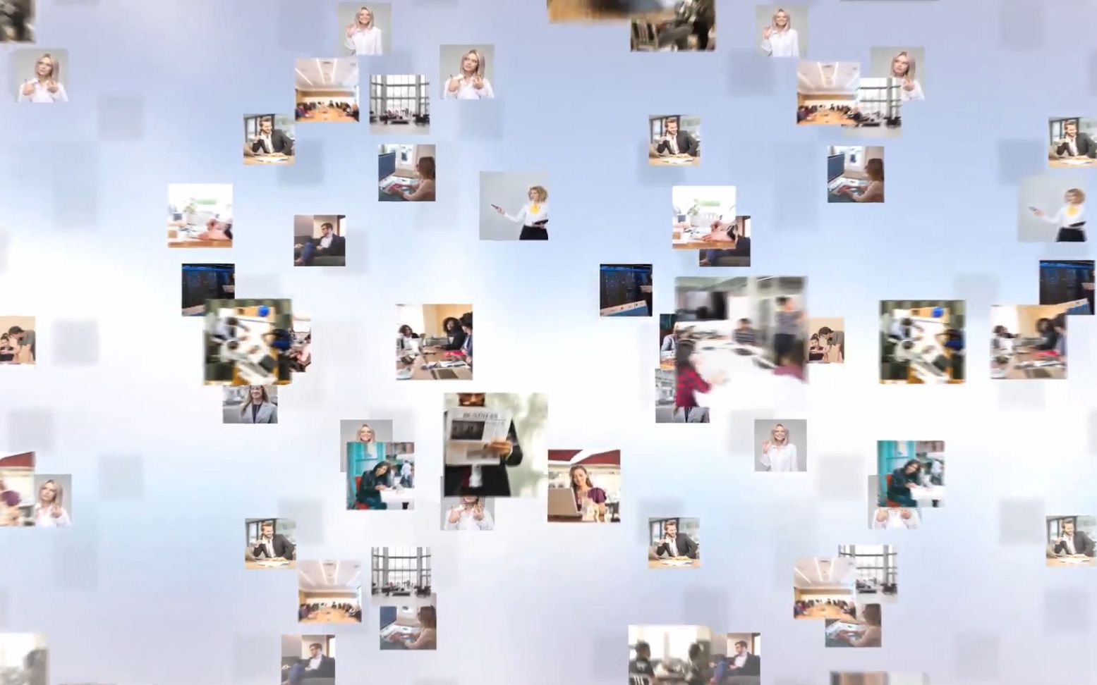 ...飞入汇聚公司企业标志LOGO演绎片头AE模板 科技片头 文字视频 PR