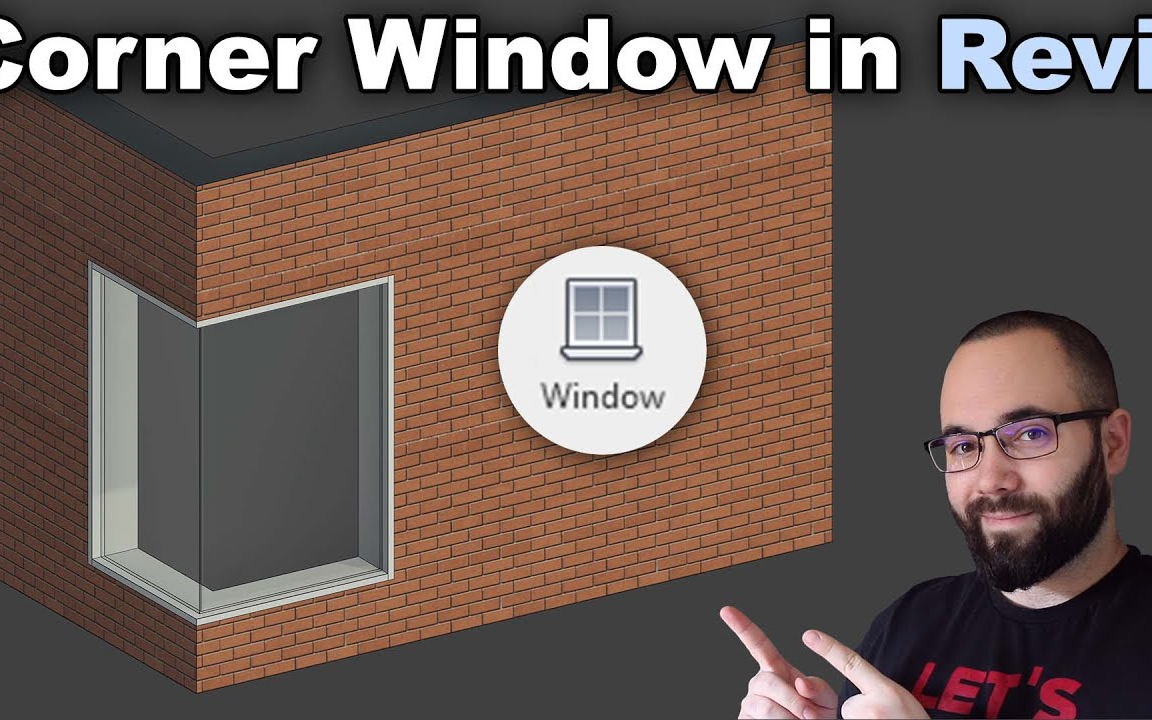 Revit 中转角窗建模教程