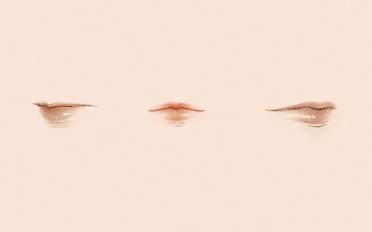 古风绘制技法讲解,美男子的嘴唇画法