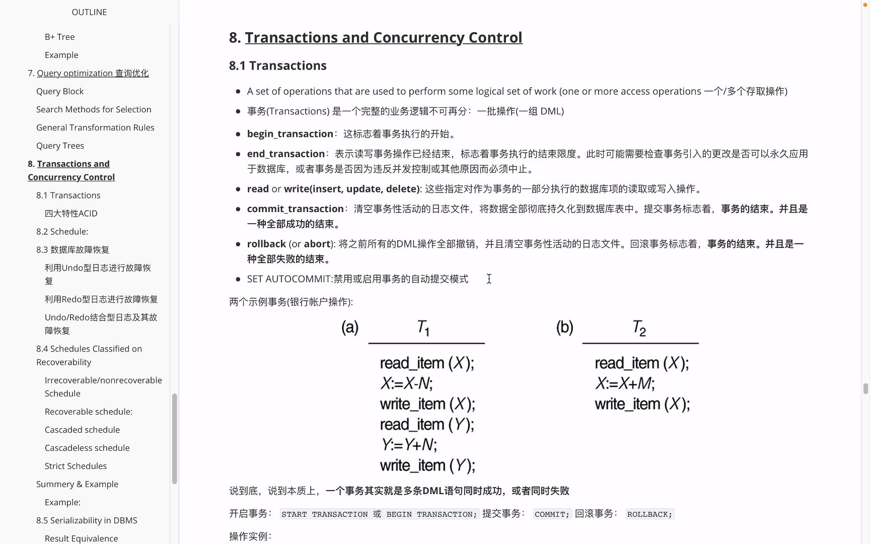 ...Transactions|笔记分享|香港理工大学COMP2411 Database Systems