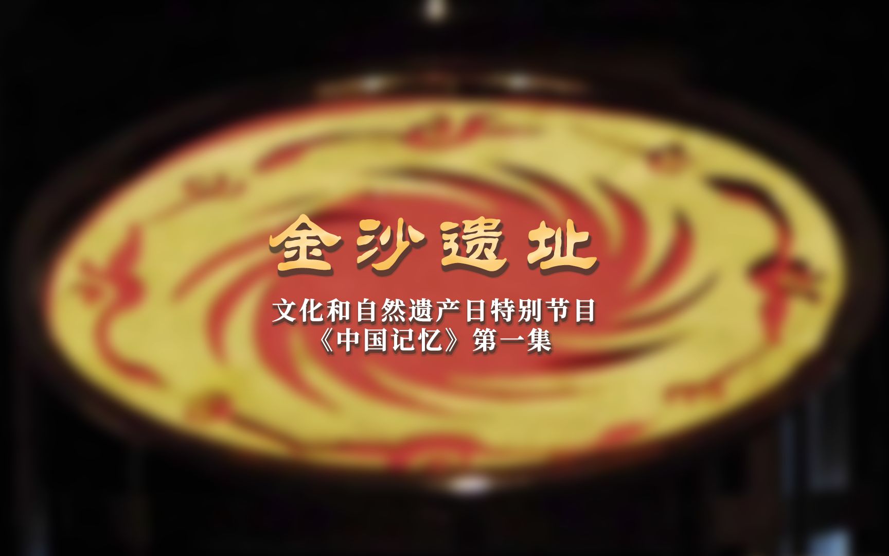 金沙遗址——文化和自然遗产日特别节目《中国记忆》第一集