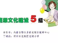 班级文化建设5招(李玉平作品)