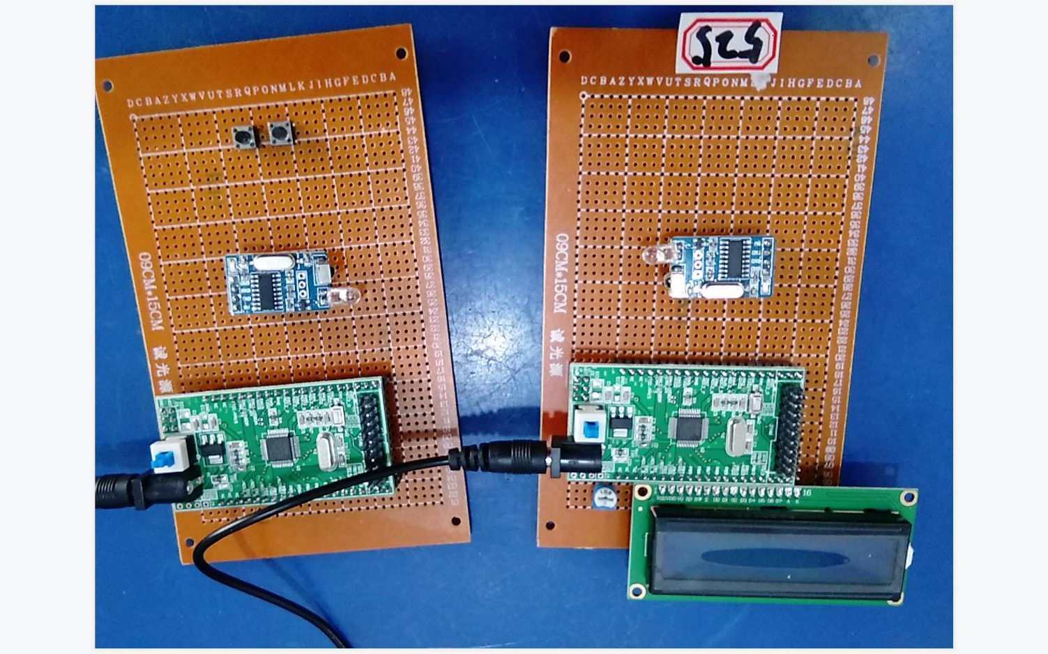 基于STM32单片机的红外通信系统设计-红外收发-KEY-LCD1602DIY...