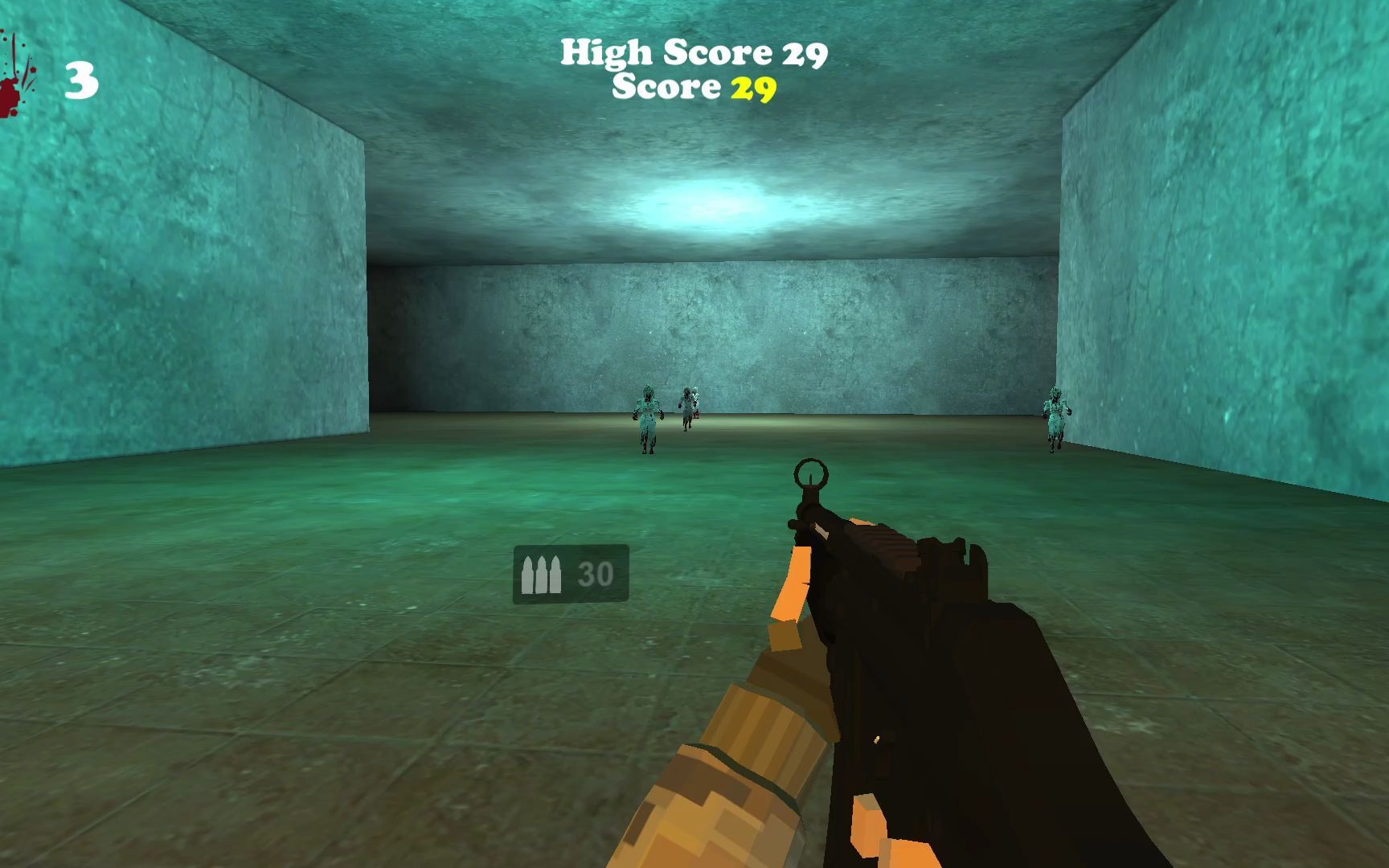 Unity结课作品 Fps射击游戏 打僵尸