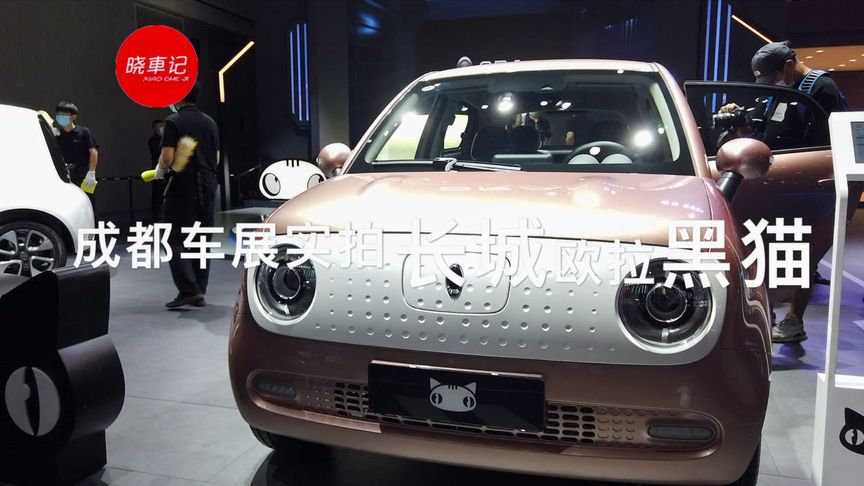成都车展实拍 欧拉黑猫 属于年轻人的电动猫!