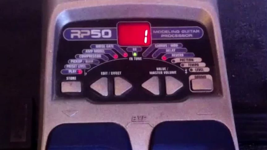 #重温经典吉他效果器 digitech rp50 这个当年用的人也挺多吧
