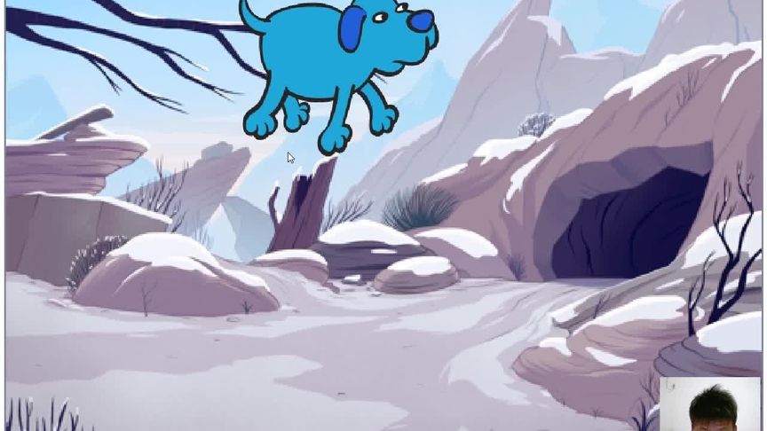 长大玩转人工智能从小机器人趣味编程-角色滑行克隆并删除克隆体