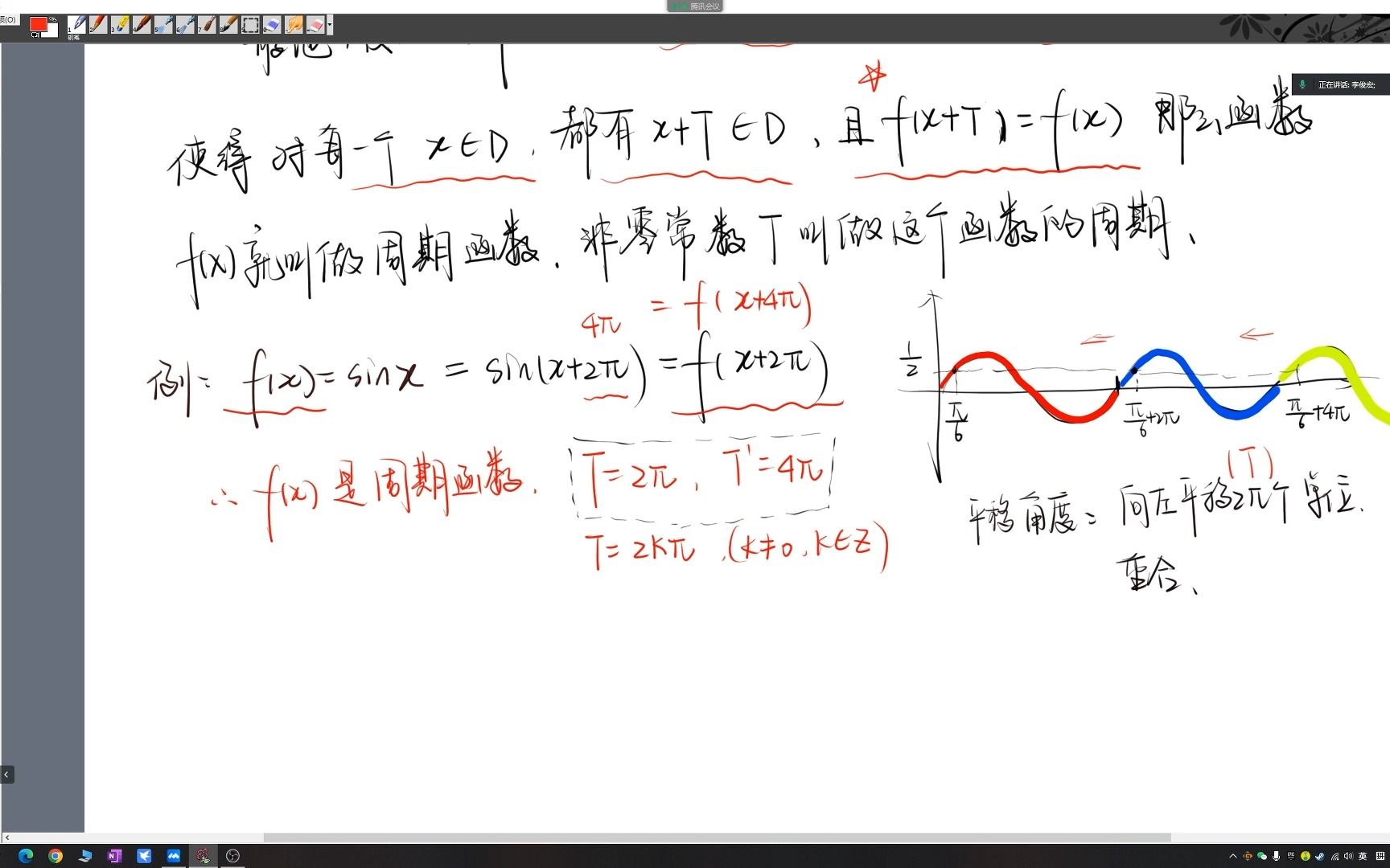 5.4.2 正、余弦函数的性质(上)(周期性、奇偶性)