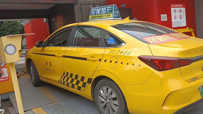 新能源车换电站换电需要多长时间,实拍记录。