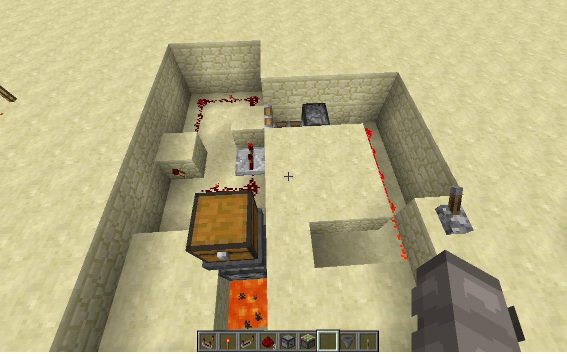 【Minecraft】红石小研究之垃圾焚烧炉
