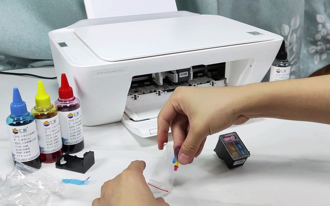 小米连喷墨盒装机