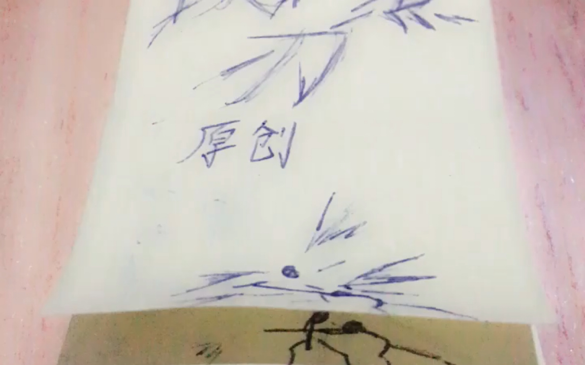 纸上动画火柴人:快刀乱斩喷子(附加分解图)