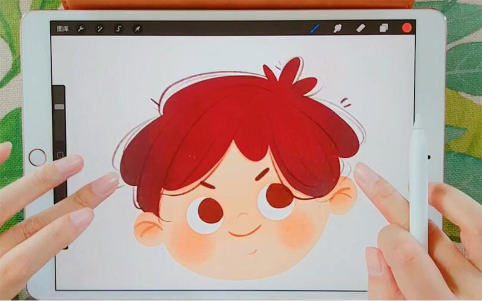 【iPad+procreate绘画教学】红发小男孩