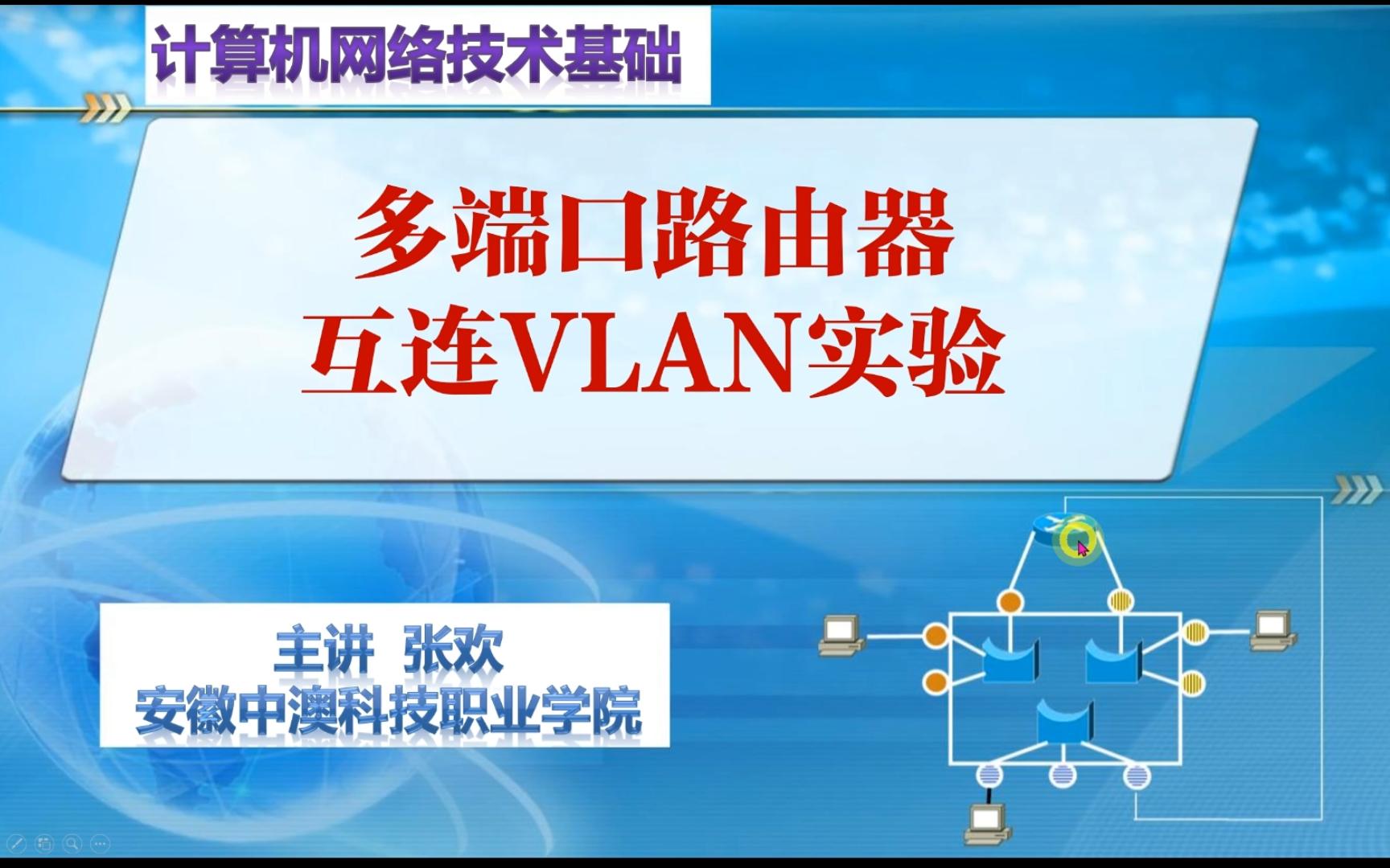 4.2.1多端口路由器互联VLAN实验-理论