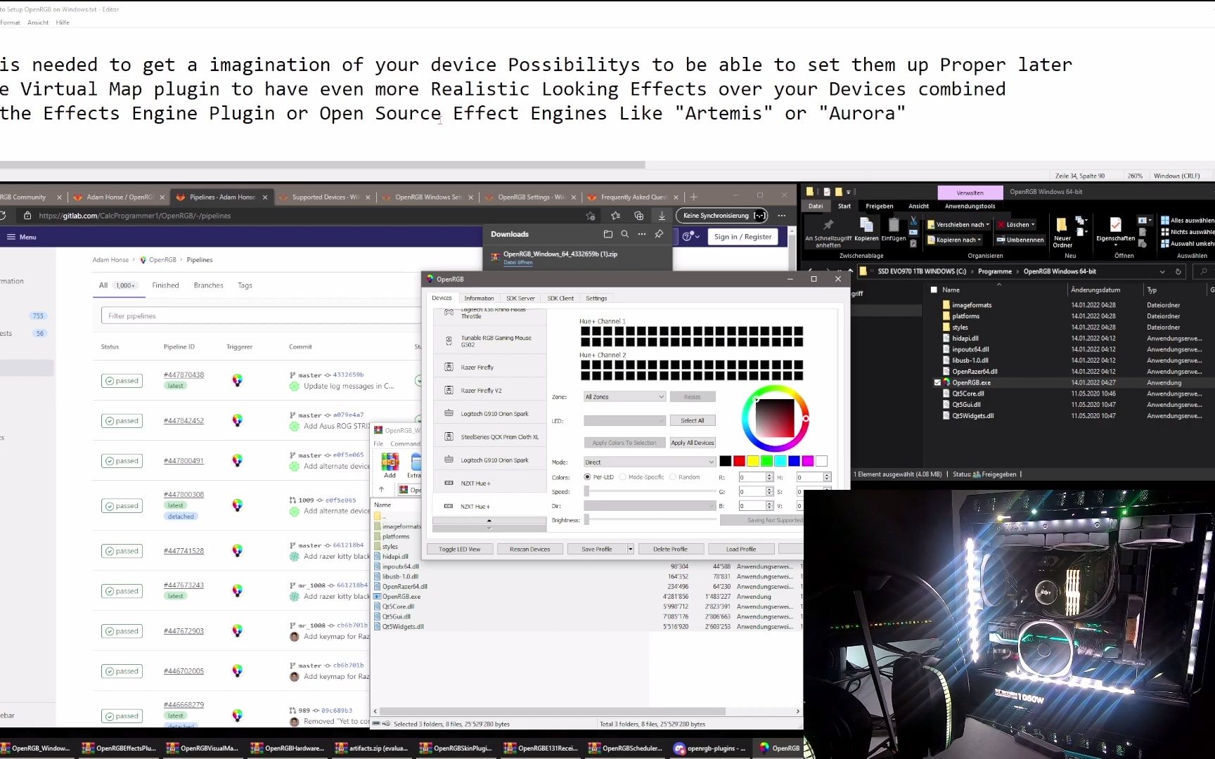 OpenRGB官方教程第一部分--怎样在windows中安装openrgb