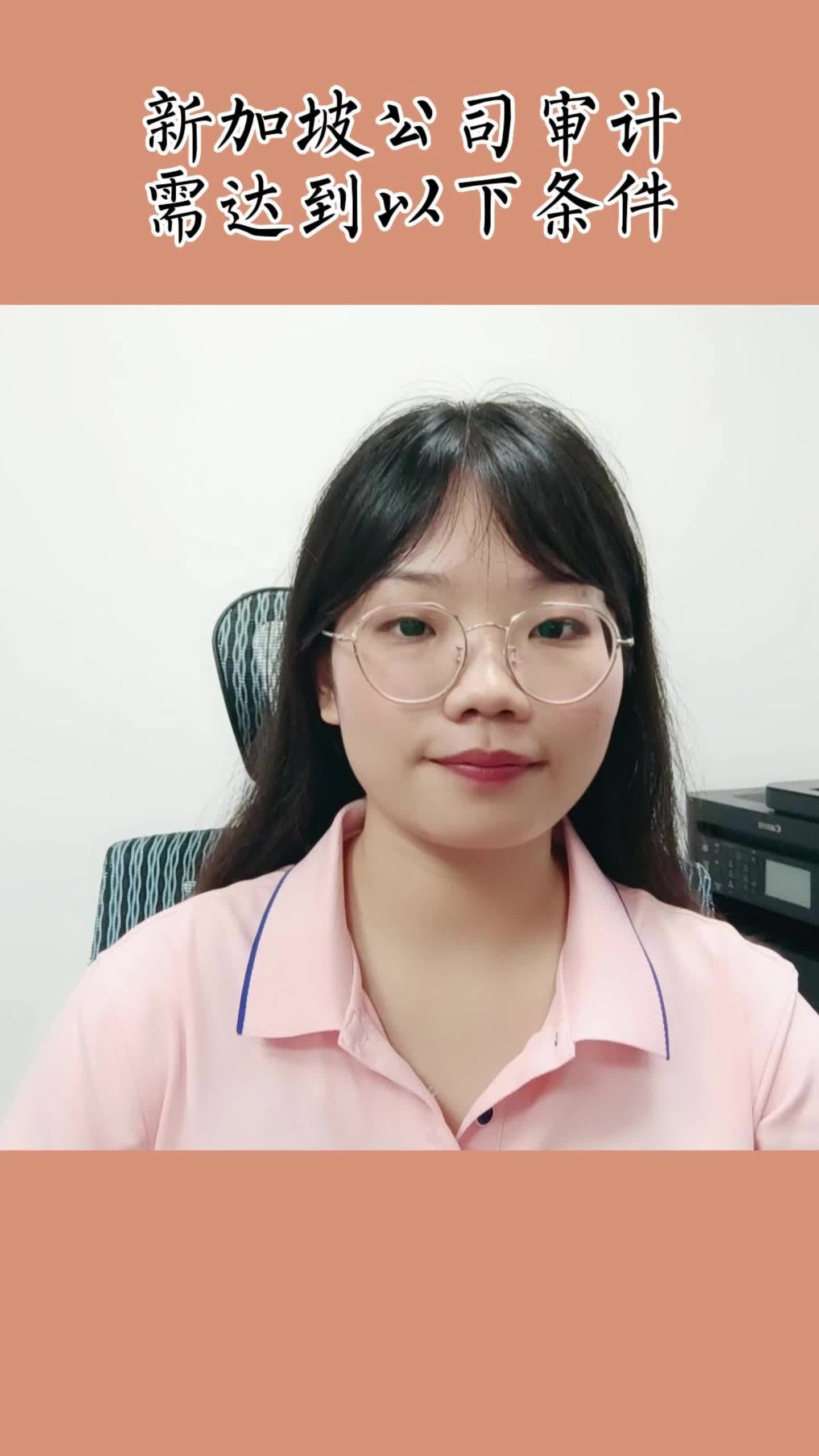 新加坡公司审计条件