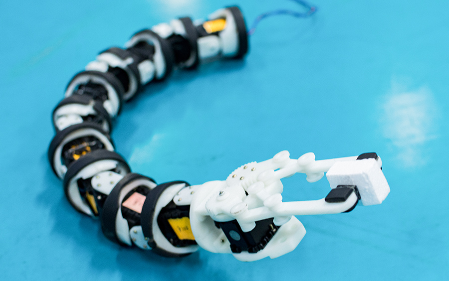 DIY | 带爪子的蛇形机器人-天津工业大学