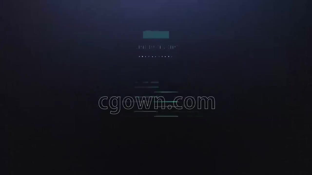 AE插件motion factory - glitch builder信号故障特效扩展包展示