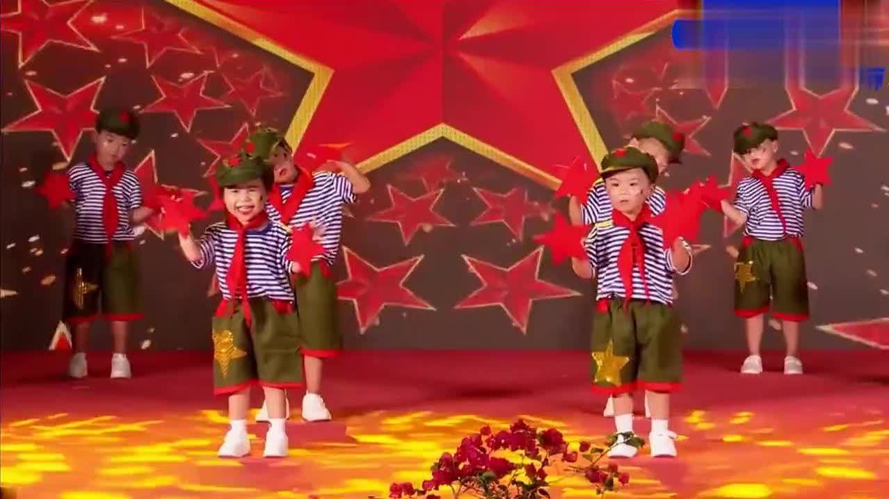 幼儿园小班舞蹈童心向党富有表现力的舞蹈动作,简单易学