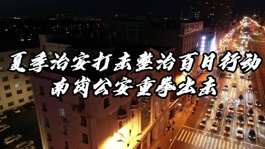 南岗公安分局开展夏季治安打击整治百日行动!