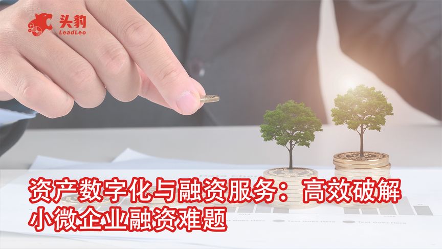 资产数字化与融资服务:高效破解小微企业融资难题