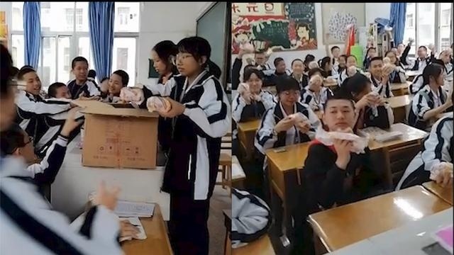 福建一班级考试成绩第一,老师自费奖励每人1个汉堡,学生乐开花