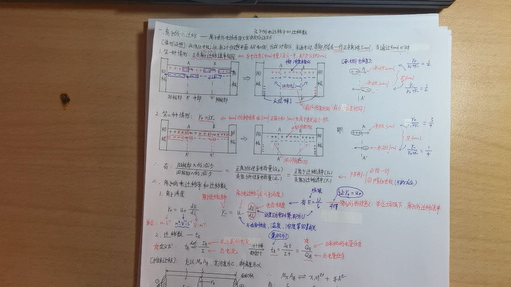 物理化学-离子的电迁移率和迁移数,离子淌度,电位梯度