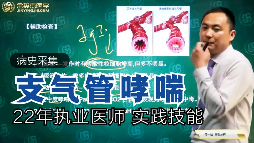 22年执业医师考试临床实践技能-病例分析-支气管哮喘