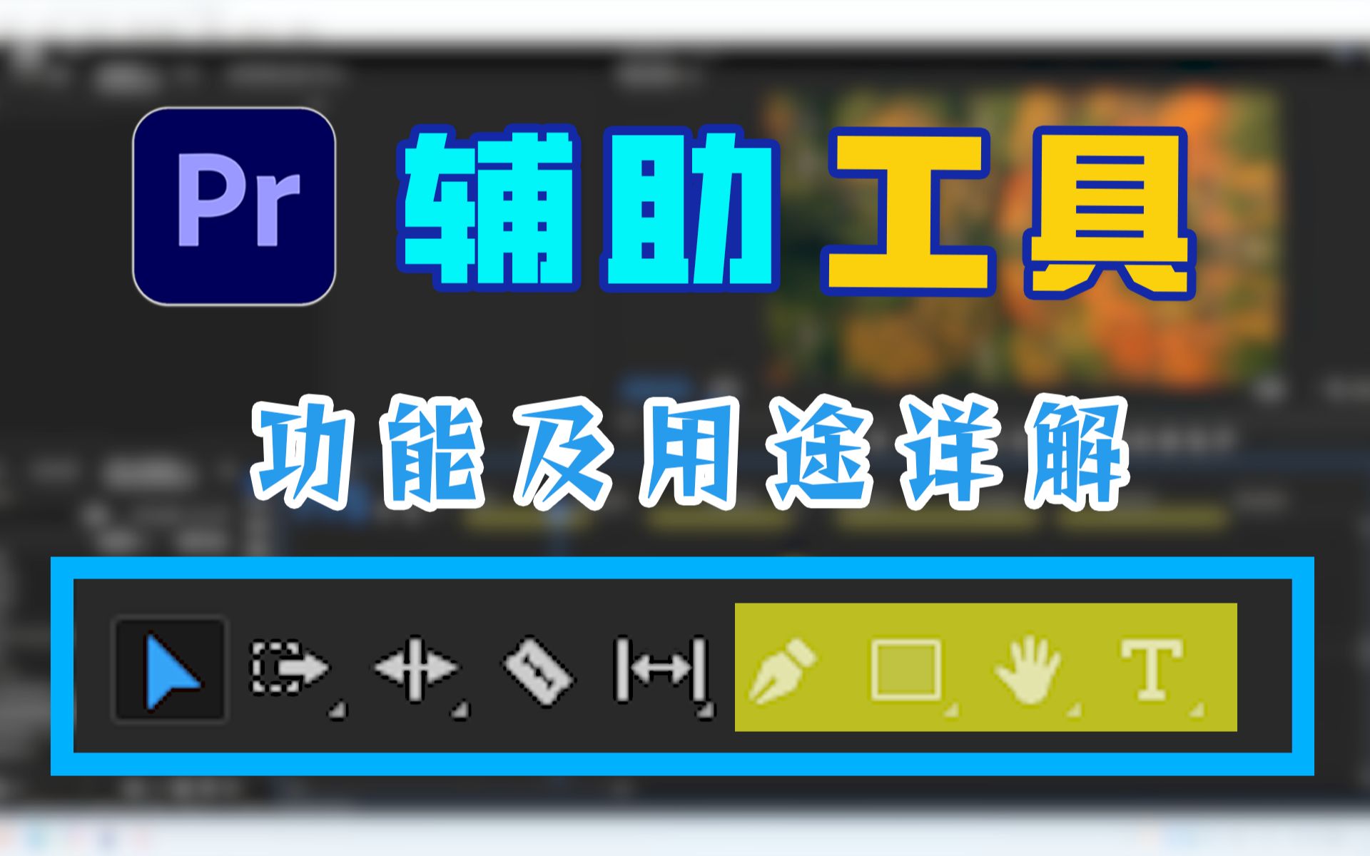 【PR 基础课程】第十五期:PR辅助工具的功能及用途详解
