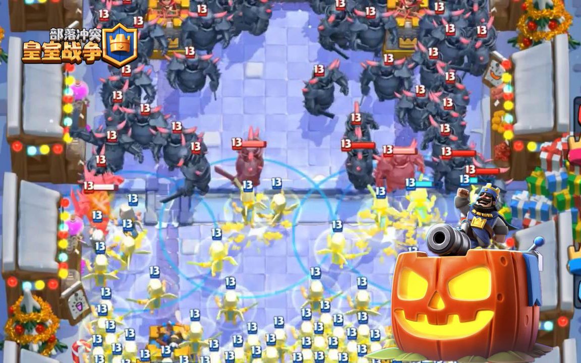 满级双百卡牌大乱斗:战斗天使与大皮卡!皇室战争