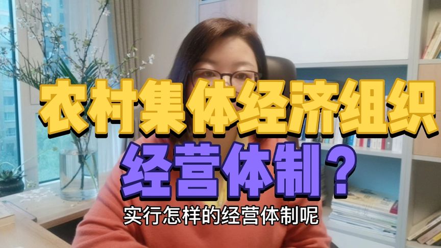 农村集体经济组织实行怎样的经营体制?第330期