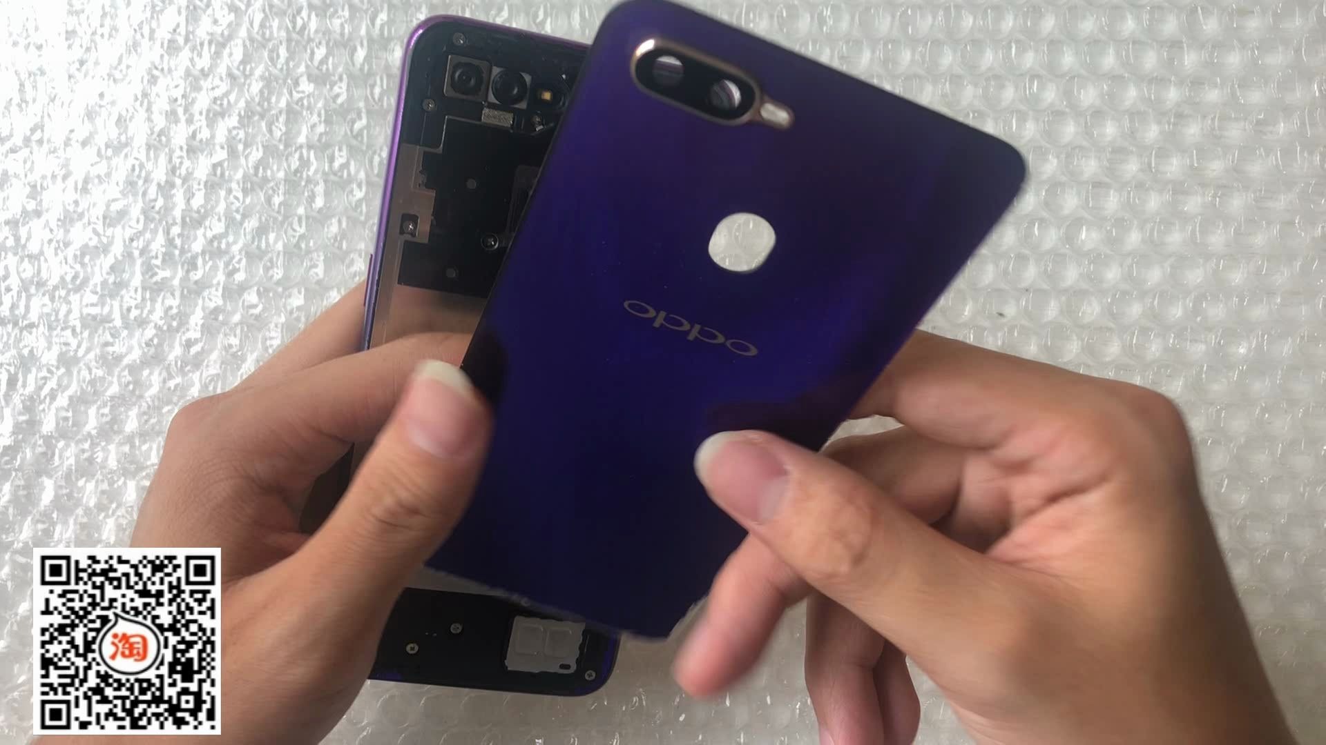 OPPO a7换屏视频教程 A7X换带框屏拆机图解 A9 A9X A11更换屏幕拆...