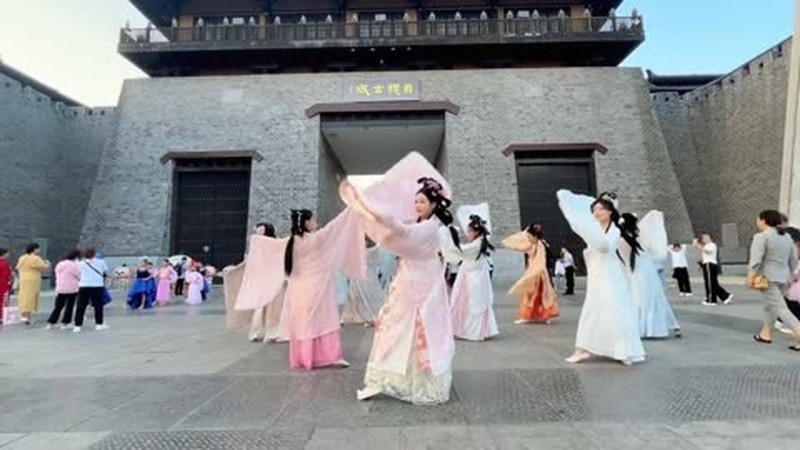 仙女们已经学会了礼仪之邦舞蹈并迅速掌握了队形走位