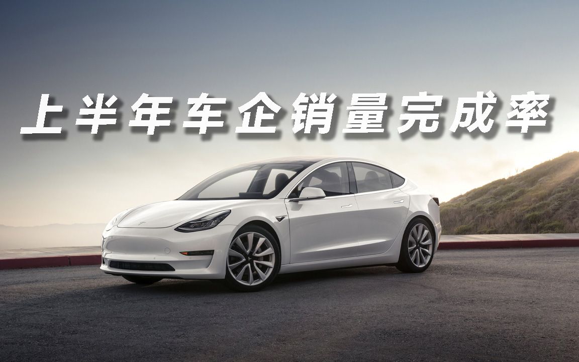半年销量完成率 第一名居然是它?