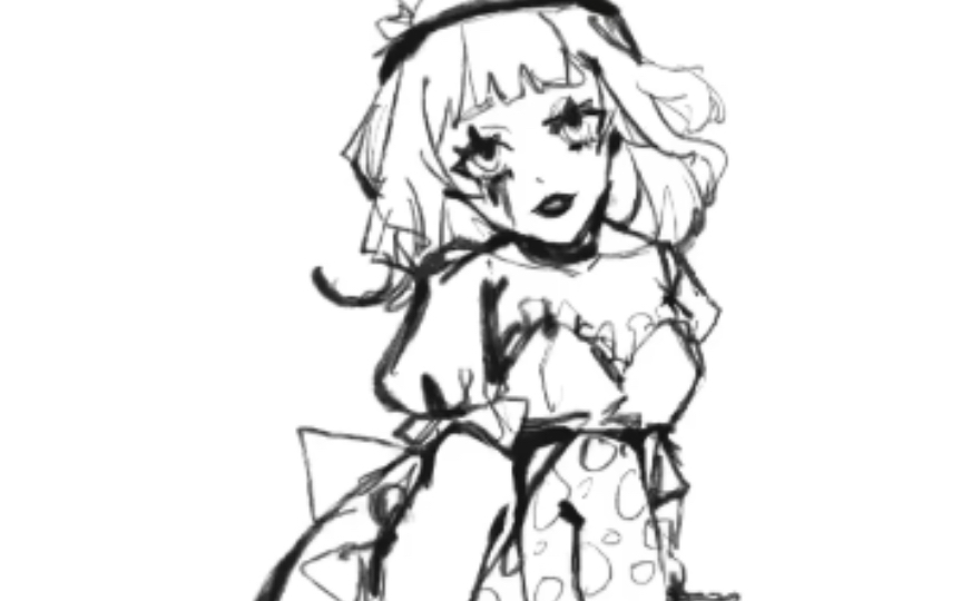 海绵宝宝,但是女仆装×