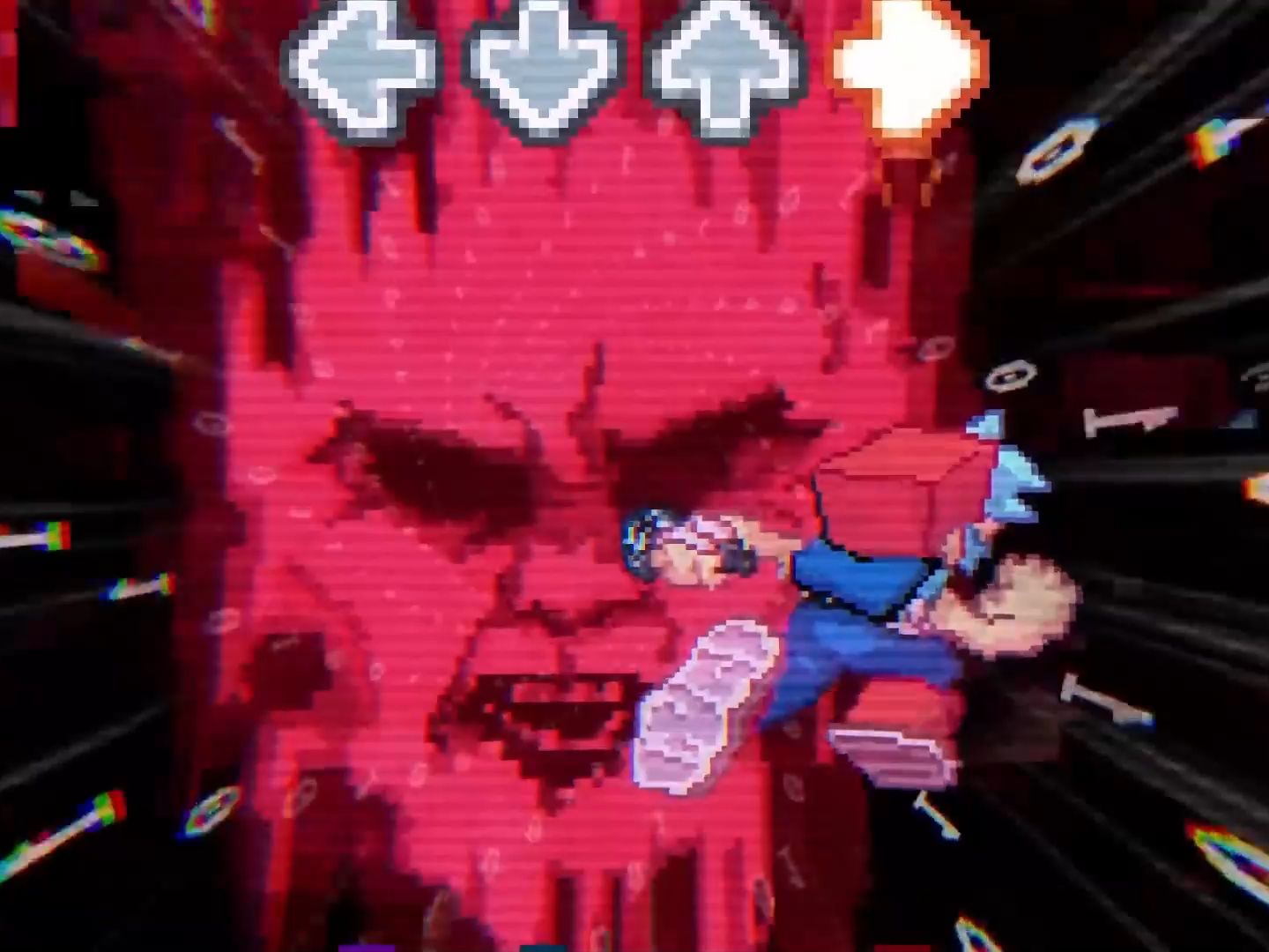 FNF周五夜放克:腐化官方模组,VS 红油面皮!_哔哩哔哩bilibili_游戏解说