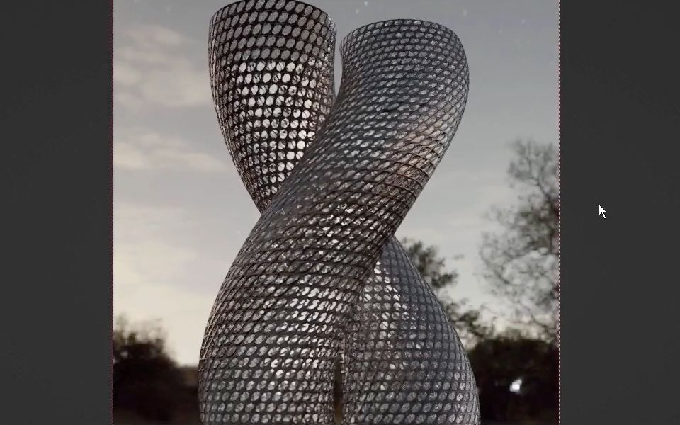 如何在搅拌机中建模双塔