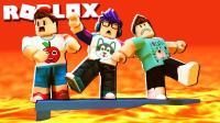 小飞象解说✘Roblox岩浆模拟器 高温绝地求生 雪地瞬间被融化 乐高小...