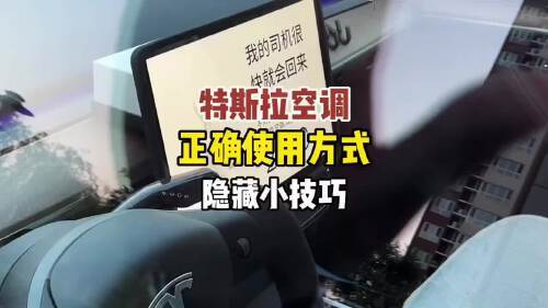 第21集特斯拉空调正确使用方式还有隐藏小技巧,手把手教程来啦!...