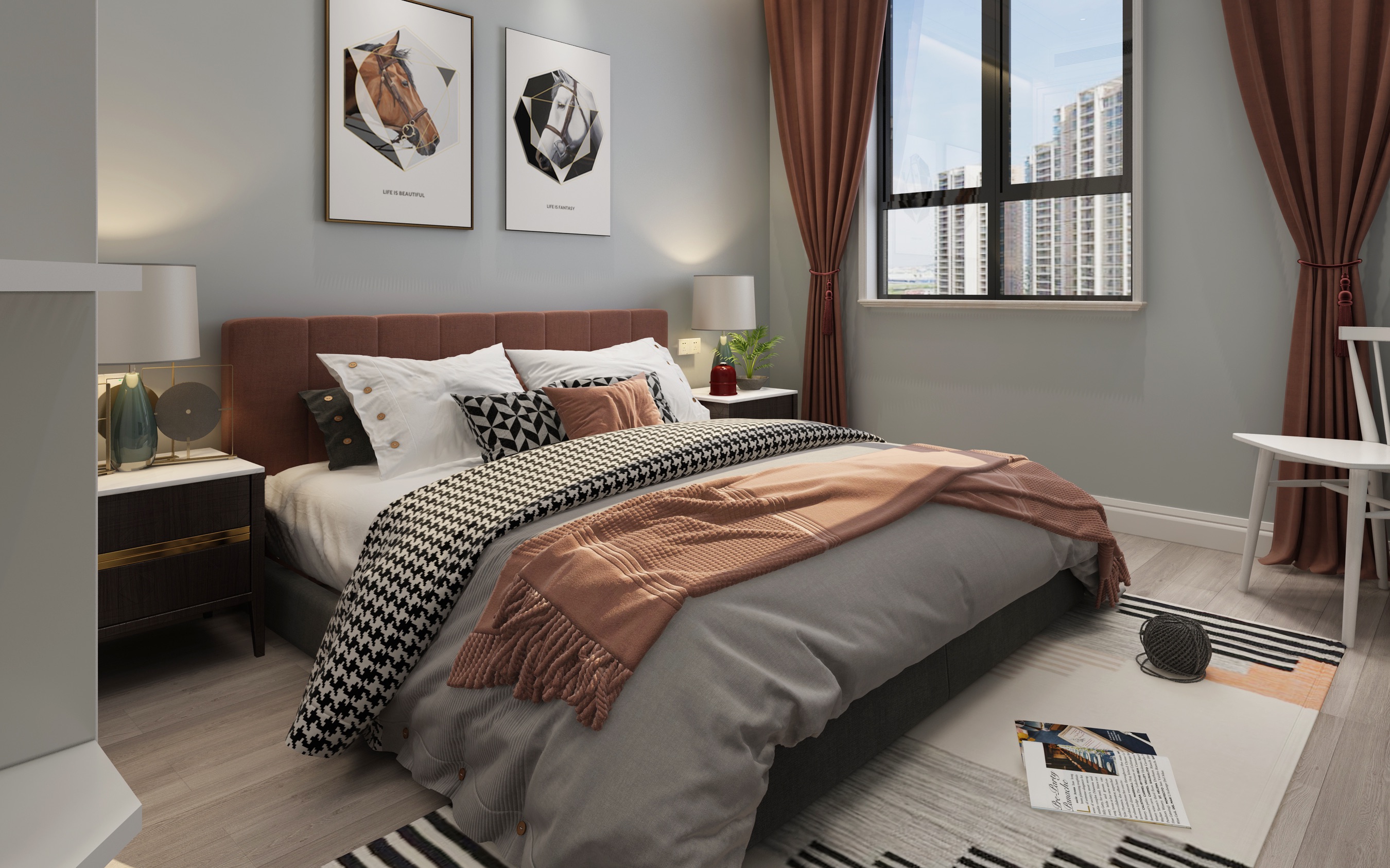 2019黄淮学院艺术设计学院环境设计毕业设计—家•简 现代简约家居...