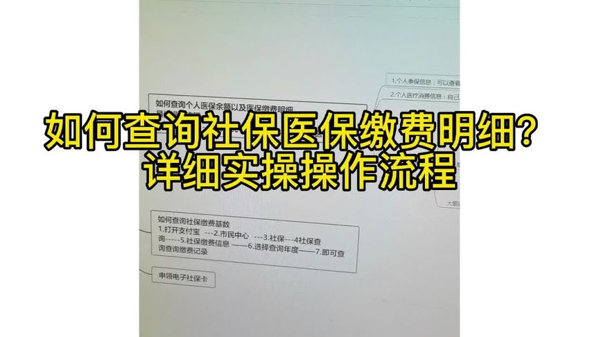 如何查询社保医保缴费明细? 详细实操操作流程 #会计日常